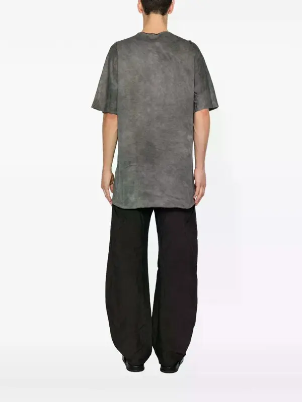 MA+ Panelled Distressed-effect T-shirt - Grey