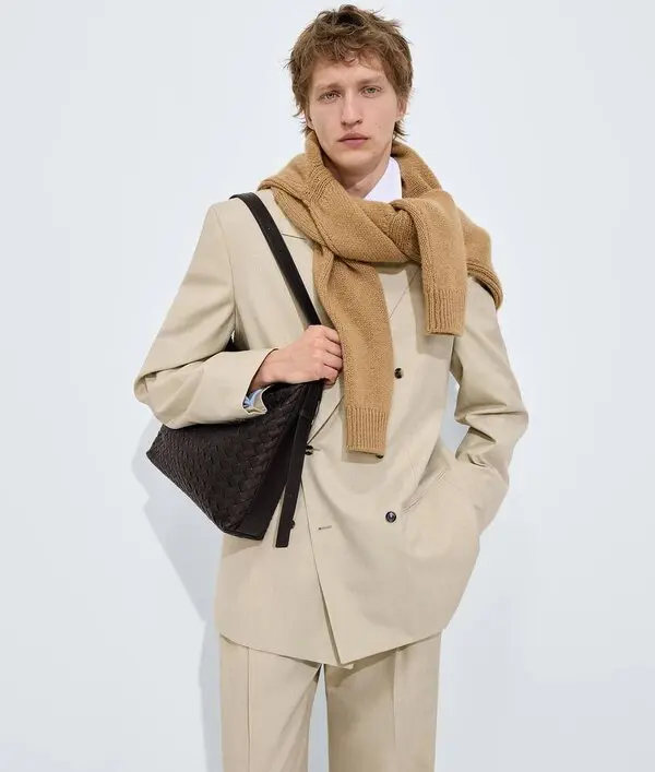 Bottega Veneta Small Traveler - Espresso