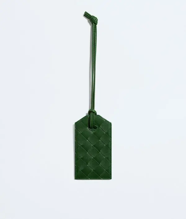 Bottega Veneta Getaway Tag Holder - Basil