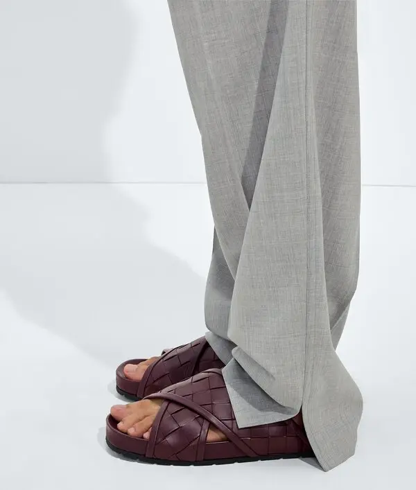 Bottega Veneta Tarik Mule - Deep Mahogany