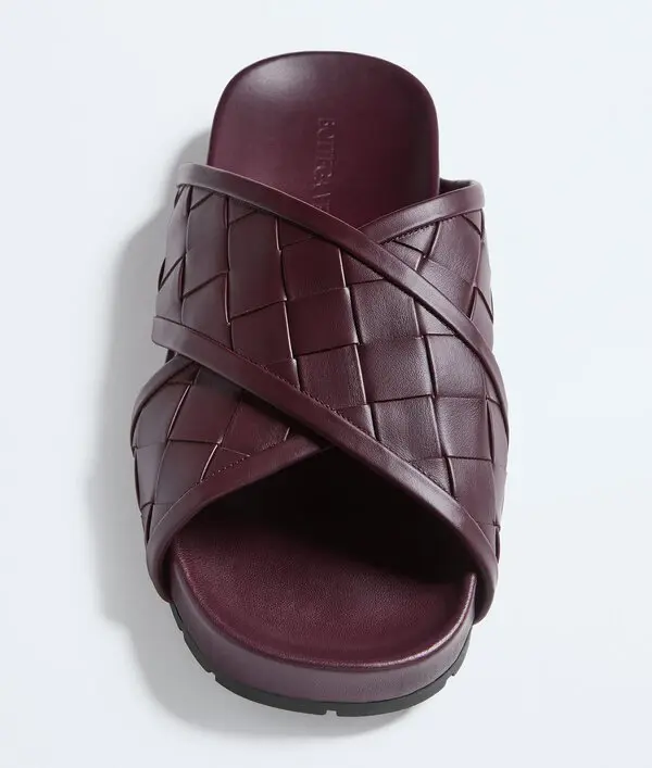 Bottega Veneta Tarik Mule - Deep Mahogany