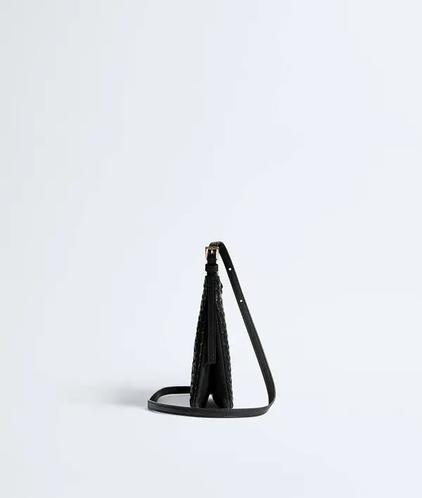 Bottega Veneta Intrecciato Piccolo Medium Pouch - Black