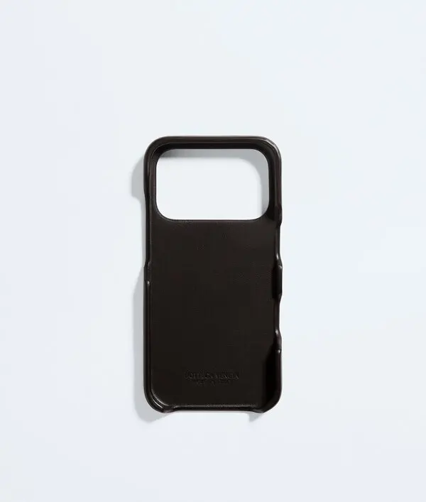Bottega Veneta Intrecciato Iphone 17 Pro Case - Espresso