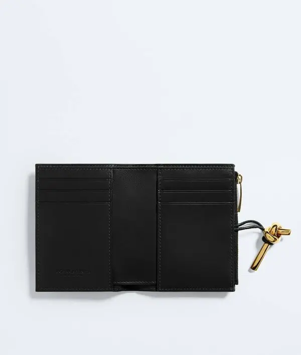 Bottega Veneta Andiamo Small Bi-fold Wallet - Black
