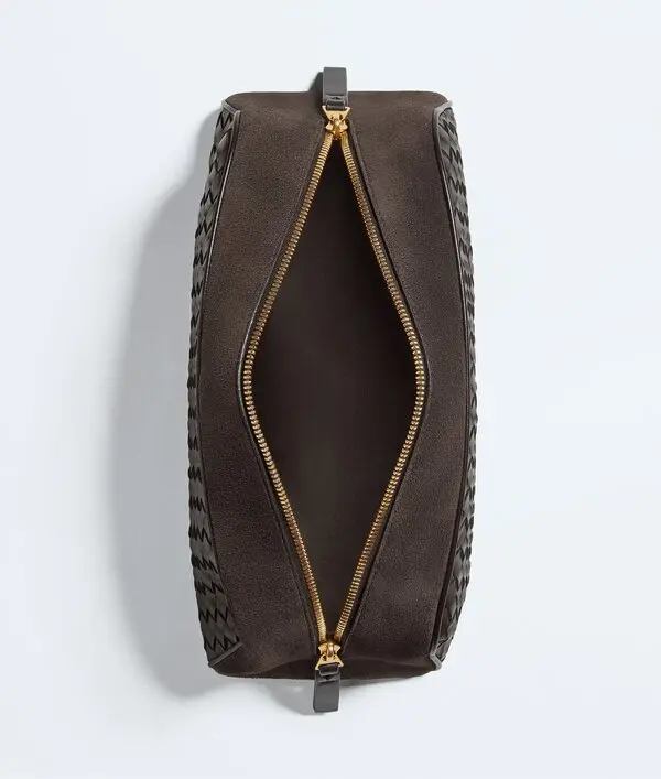 Bottega Veneta Large Nodo Pouch - Espresso