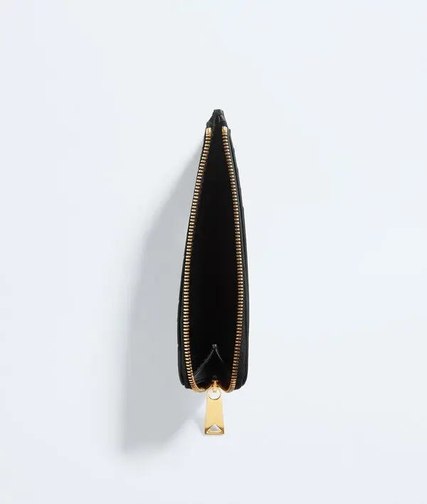 Bottega Veneta Intrecciato L-zipped Card Case