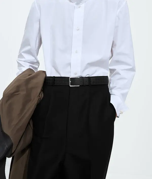 Bottega Veneta Intrecciato Taurillon Belt