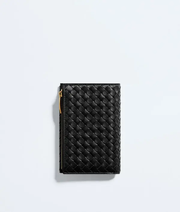 Bottega Veneta Intrecciato Piccolo Medium Bi-fold Zipped With Flap