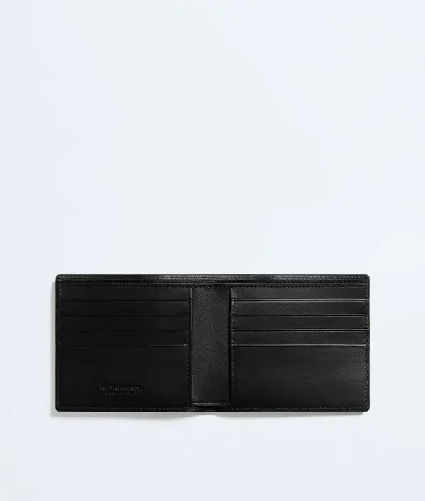 Bottega Veneta Intrecciato Bi-fold Wallet - Black