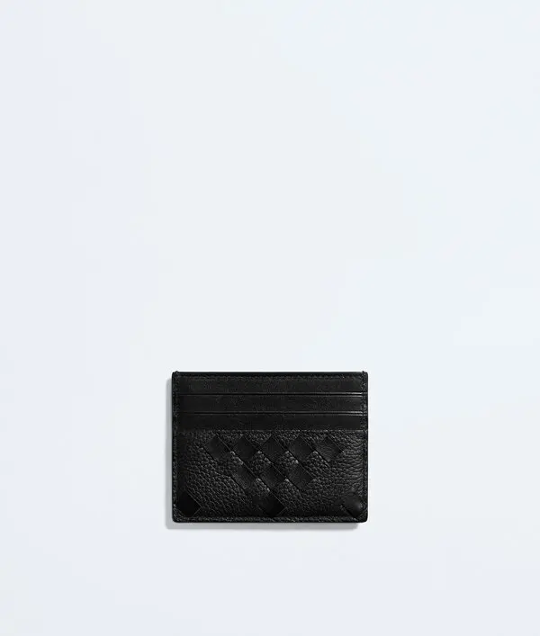 Bottega Veneta Intrecciato Credit Card Case - Black