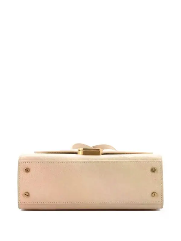 Saint Laurent Cassandra Mini Shoulder Bag - Neutrals