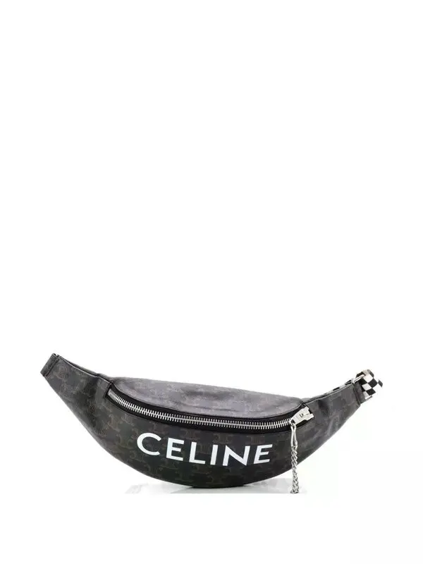 Celine Triomphe Coated Canvas Belt Bag