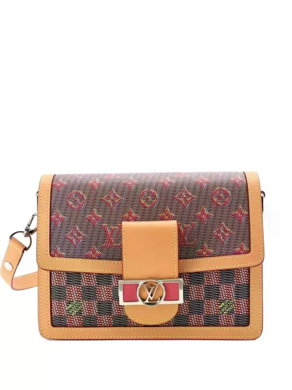 LOUIS VUITTON Dauphine Damier Monogram Mm Shoulder Bag - Multicolour