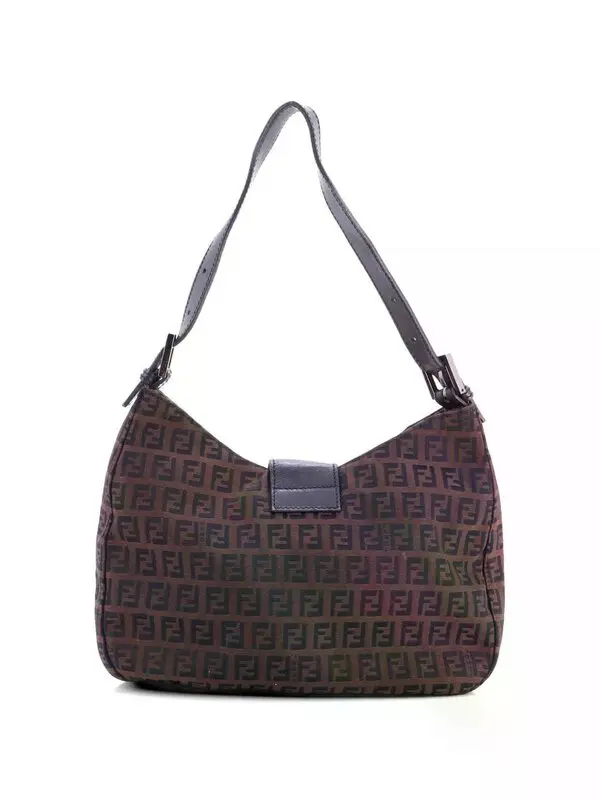 Fendi Zucca Canvas Mini Shoulder Bag - Brown