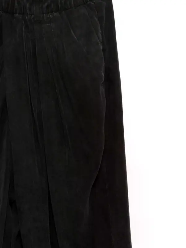 CROQUIS Logo-patch Trousers