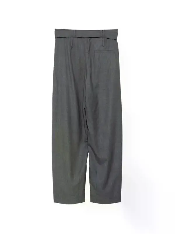 LESS Belted Wide-leg Trousers
