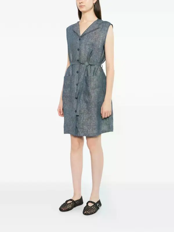 LESS V-neck Sleeve Dress