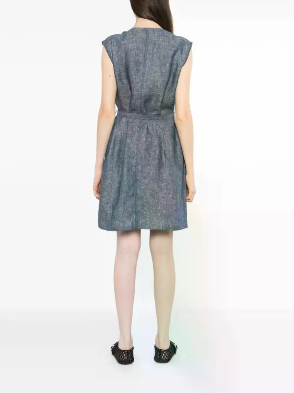 LESS V-neck Sleeve Dress