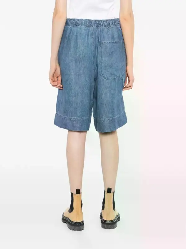 LESS Panelled Linen Shorts