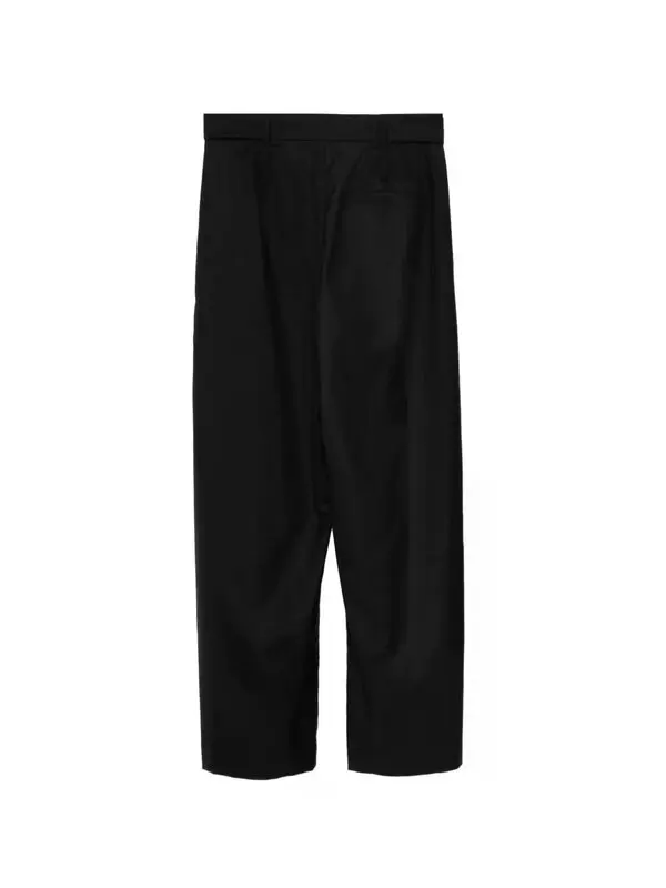 LESS Belted Wide-leg Trousers