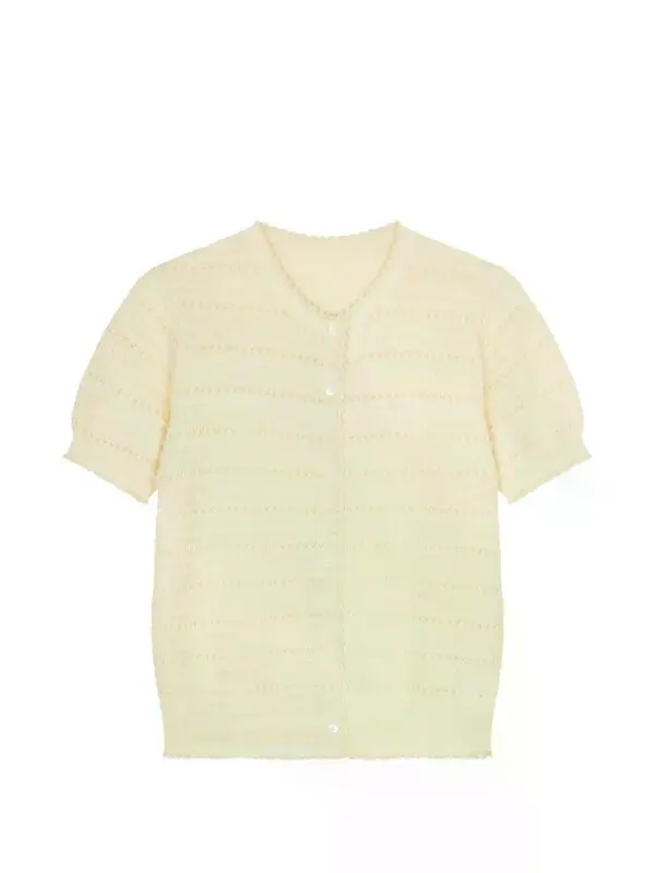 JNBY Pointelle-knit Top - Neutrals