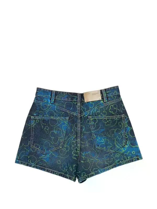 JNBY Floral-print Denim Shorts