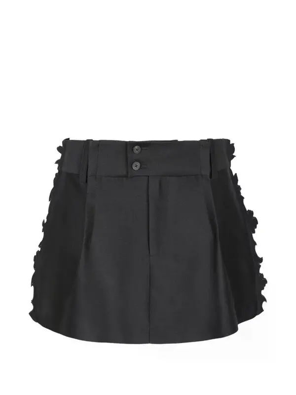 JNBY Floral Appliqué Culottes - Black