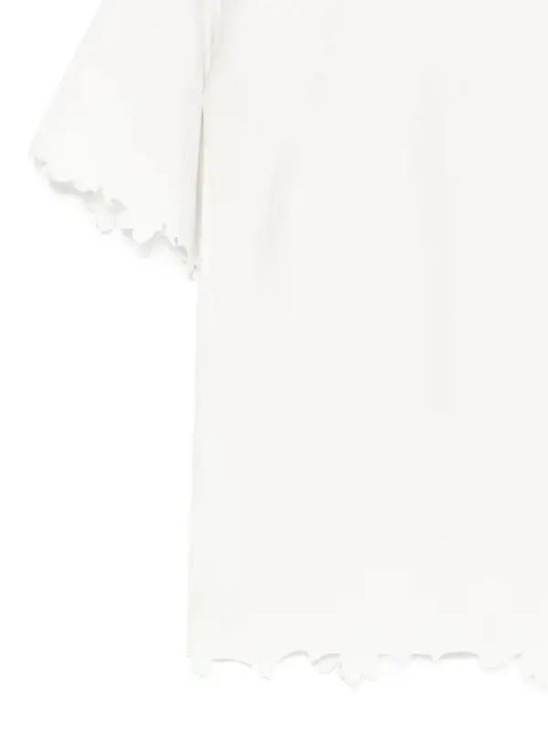 JNBY Short Sleeve Top With Scalloped Edge