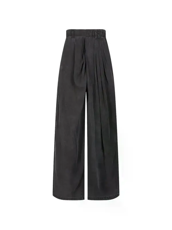 CROQUIS Logo-patch Trousers - Grey