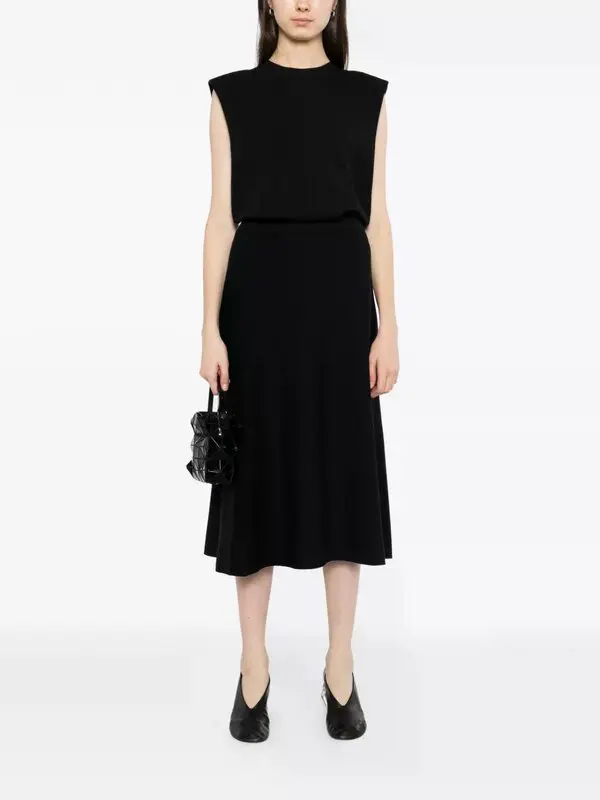 LESS Waist-defined Sleeve Dress