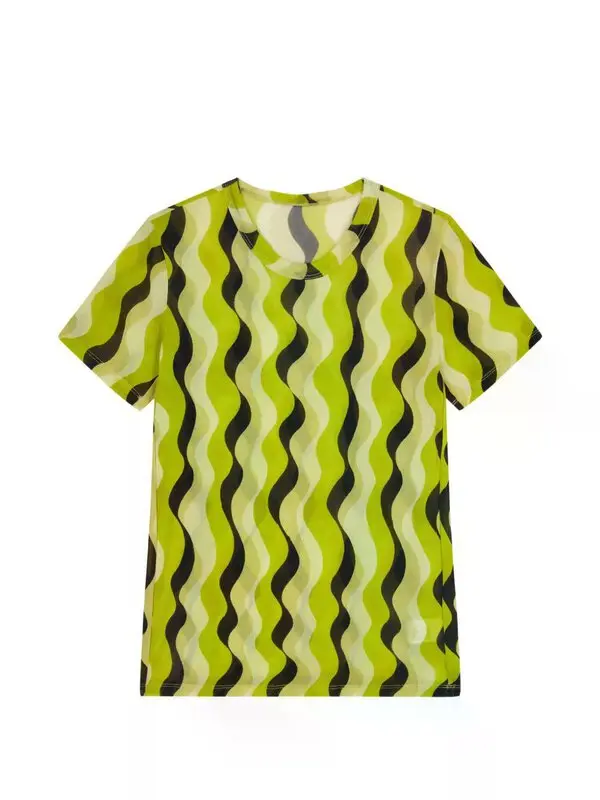 JNBY Printed Mesh Top - Yellow