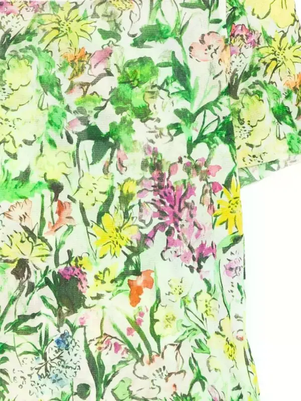 JNBY Floral-print Mesh T-shirt