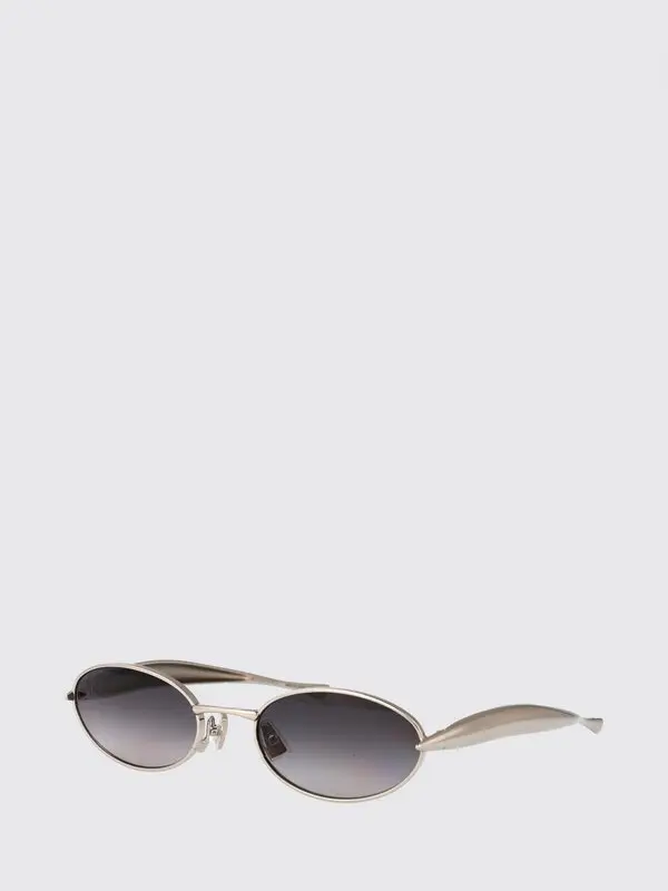 Bottega Veneta Aviator Sunglasses In Metal - Silver
