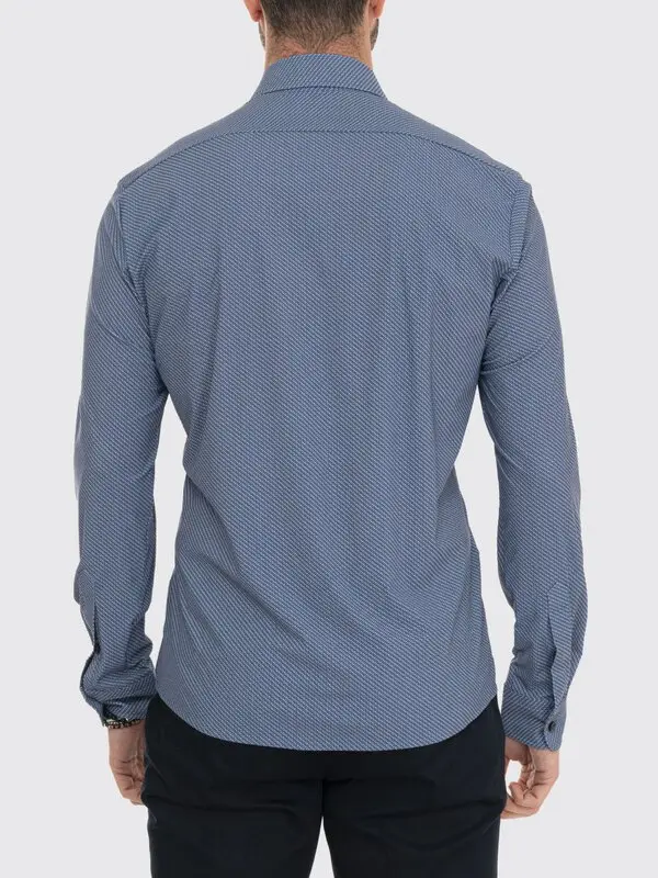 BOSS Jersey Slim Fit Shirt - Denim