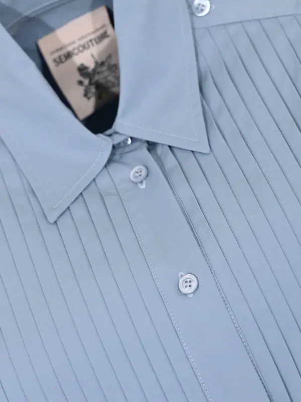 SEMICOUTURE Long Cotton Shirt