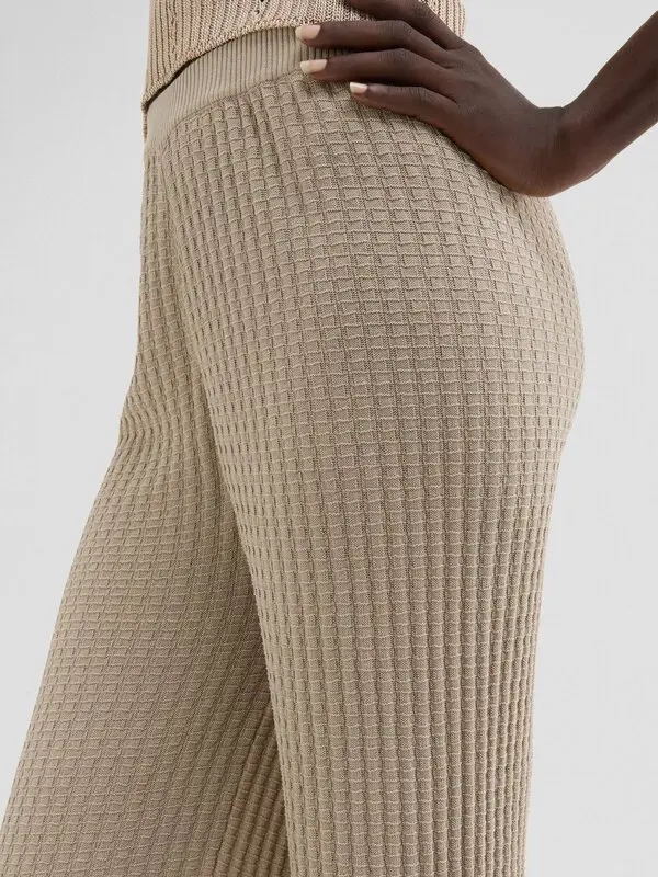 MARGHERITA MACCAPANI Bouncy Palazzo Cotton Trousers