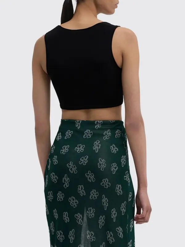 MARGHERITA MACCAPANI Viscose Blend Bralette Crop Top