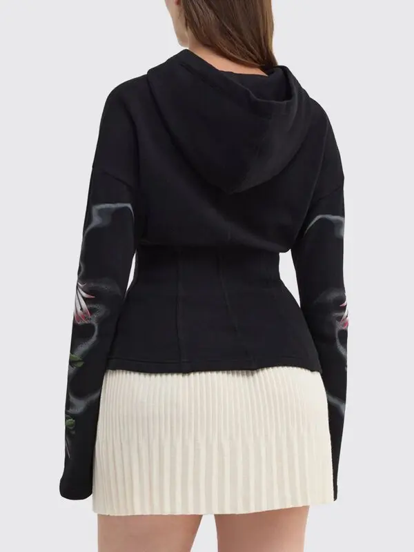 MARGHERITA MACCAPANI Floral Cotton Hoodie