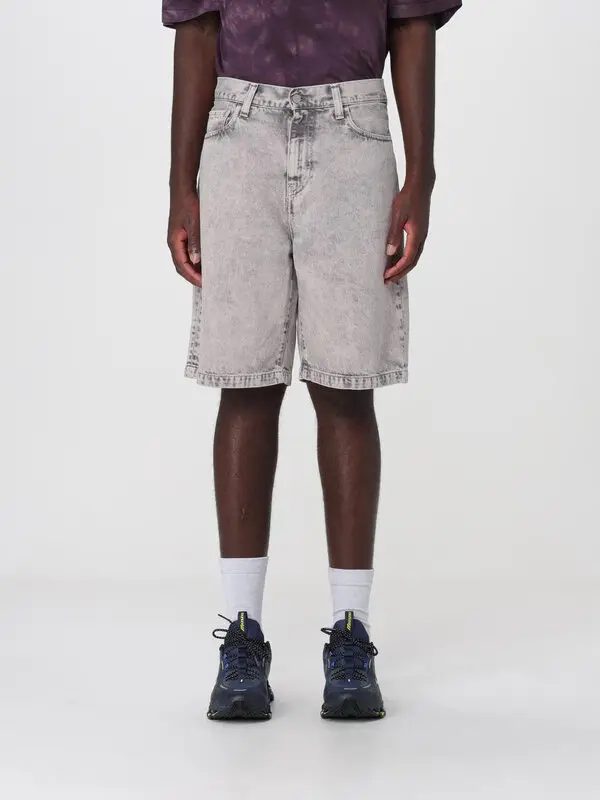 Carhartt Work In Progress Cotton Shorts - Denim