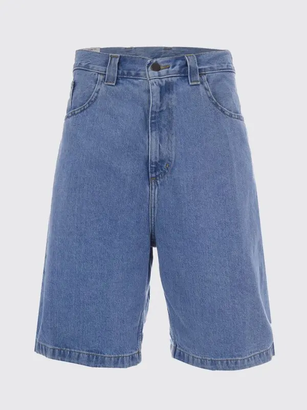 Carhartt Work In Progress Cotton Denim Shorts