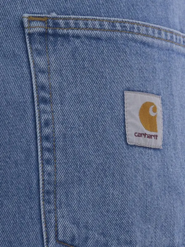 Carhartt Work In Progress Cotton Denim Shorts