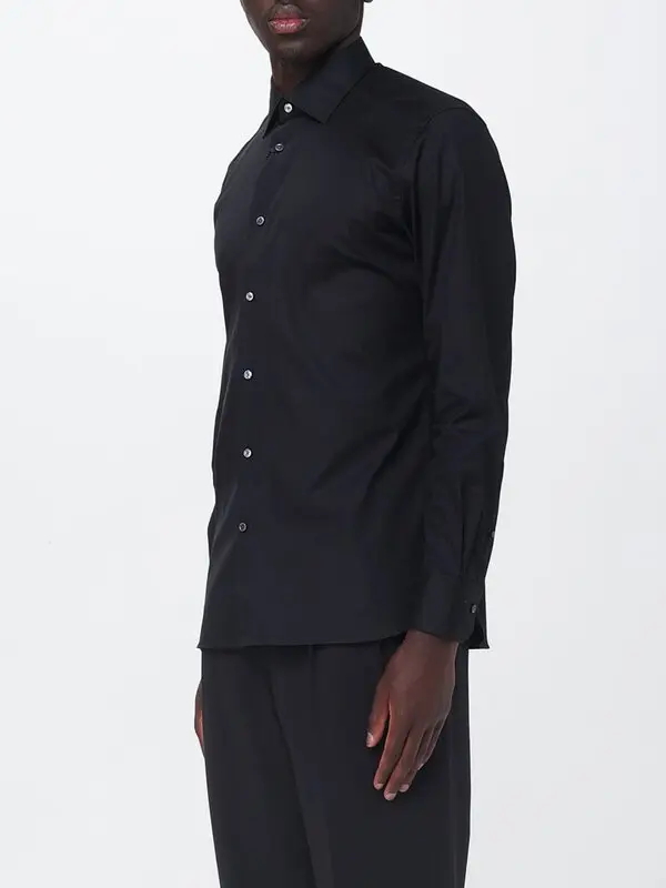 Zegna Classic Cotton Shirt - Black