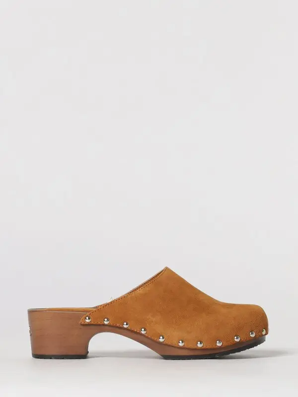 Superga Suede Studded Clogs