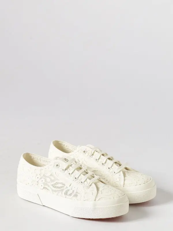 Superga 2740 Lace Platform Sneakers - Ivory
