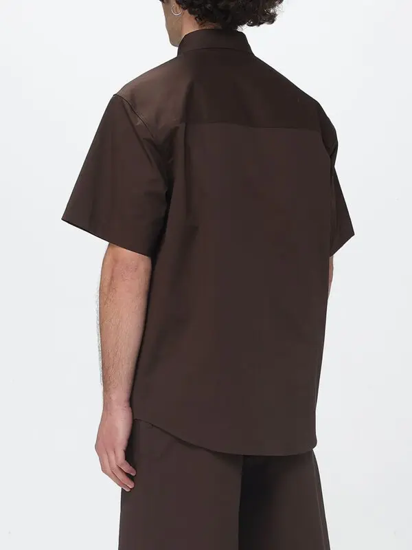 DARKPARK Stretch Cotton Casual Shirt - Brown