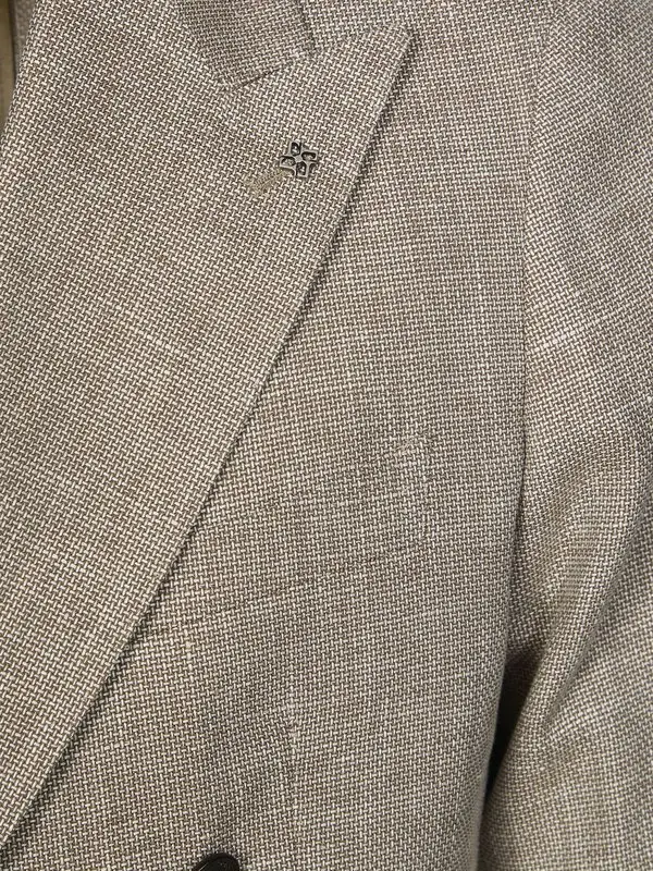 Tagliatore Double Breasted Jacket - Beige
