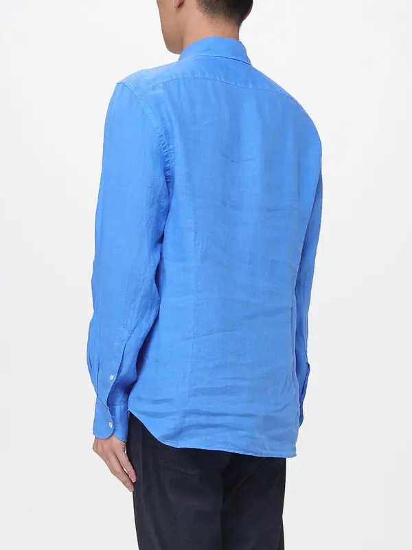 MC2 SAINT BARTH Linen Shirt - Blue