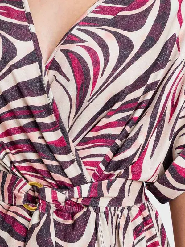 TWINSET U & B Printed Wrap Dress
