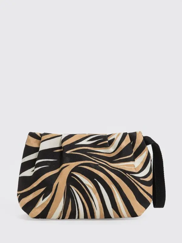 TWINSET Printed Cotton Canvas Pouch