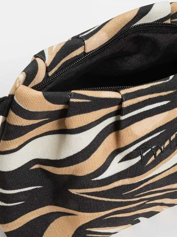 TWINSET Printed Cotton Canvas Pouch